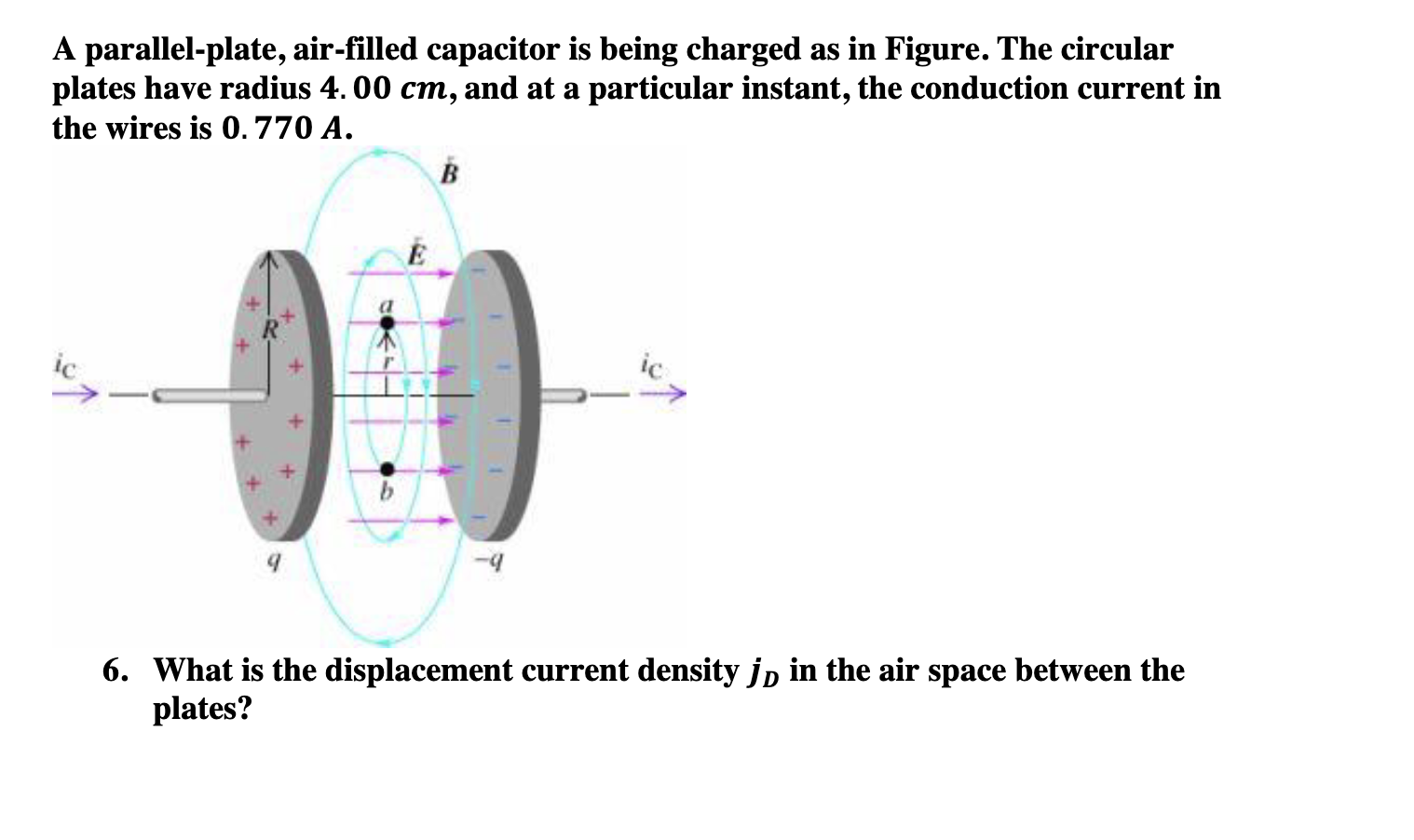 Solved A parallel-plate, air-filled capacitor is being | Chegg.com