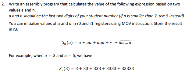 Solved Write an ﻿assembly program that calculates the value | Chegg.com