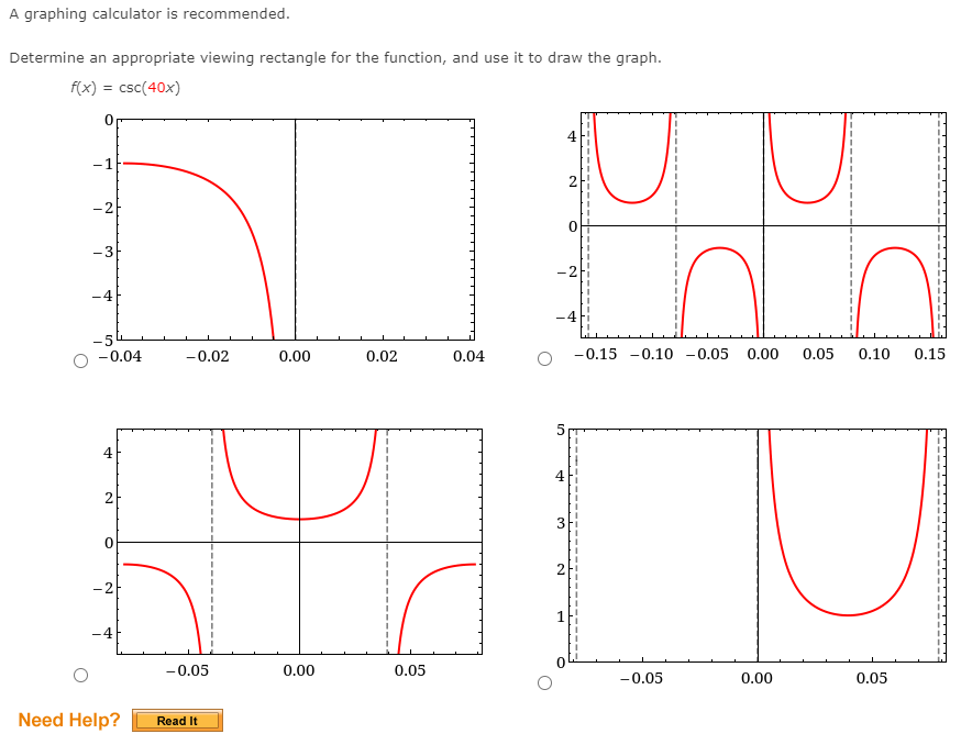 Solved A graphing calculator is recommended. Determine an | Chegg.com