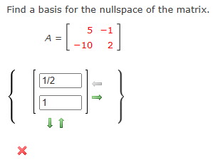 Solved Find a basis for the nullspace of the | Chegg.com