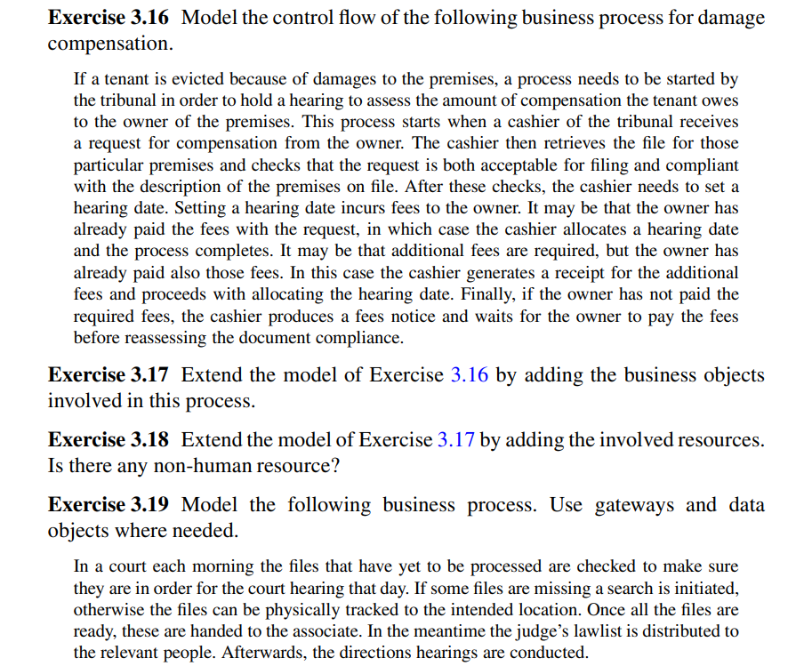 Solved Exercise 3.16 Model the control flow of the following | Chegg.com