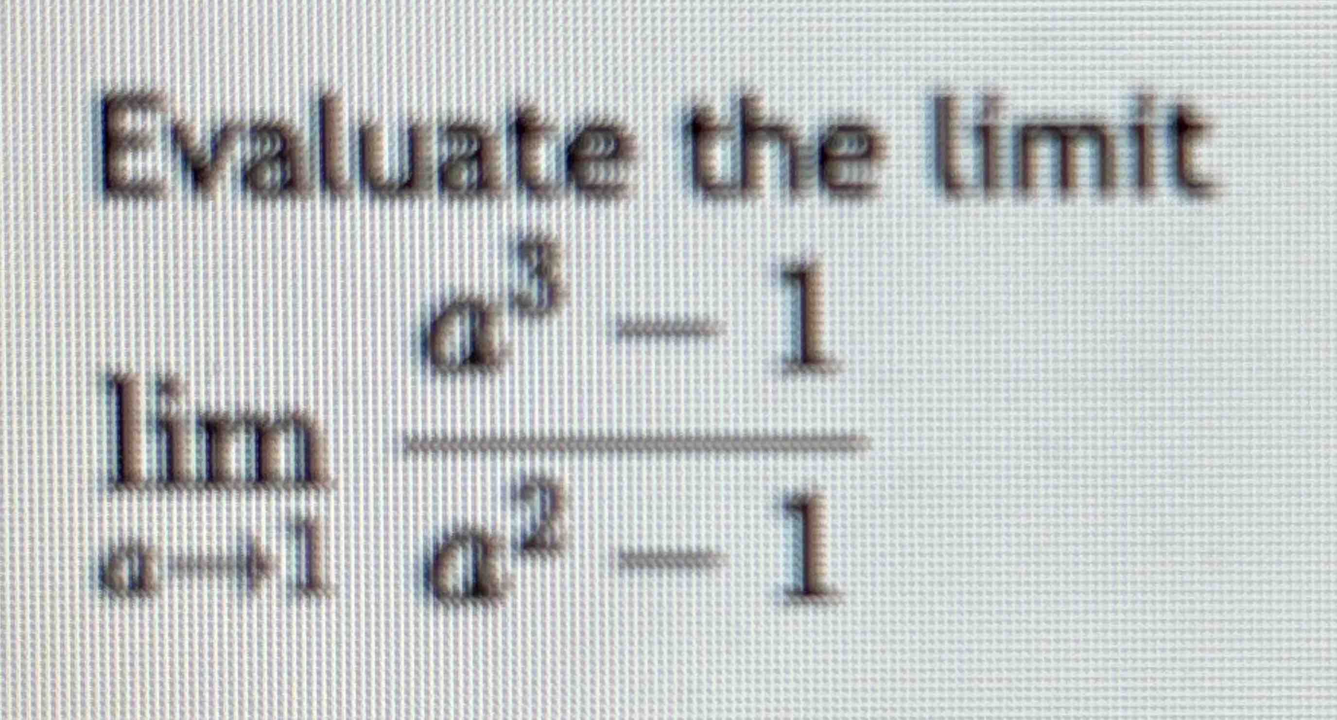 Solved Evaluate the limitlima→1a3-1a2-1 | Chegg.com