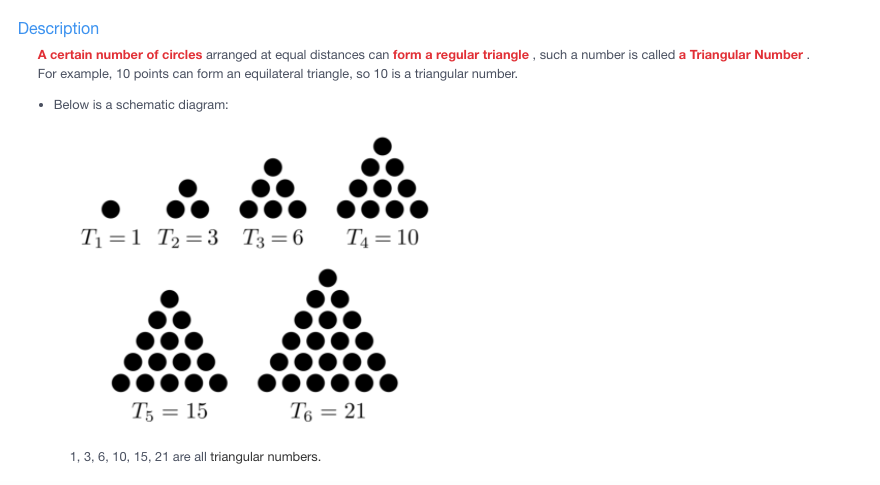 Solved Description A certain number of circles arranged at | Chegg.com
