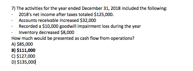 Solved 1) The going concern or continuity assumption is | Chegg.com