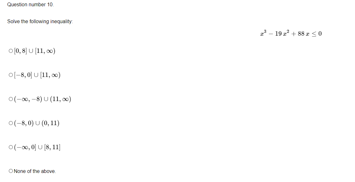 Solved Question number 10.Solve the following | Chegg.com