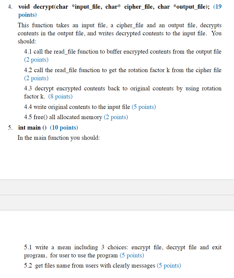 Solved Reading, Encrypting, and Writing Complete Files (50 | Chegg.com