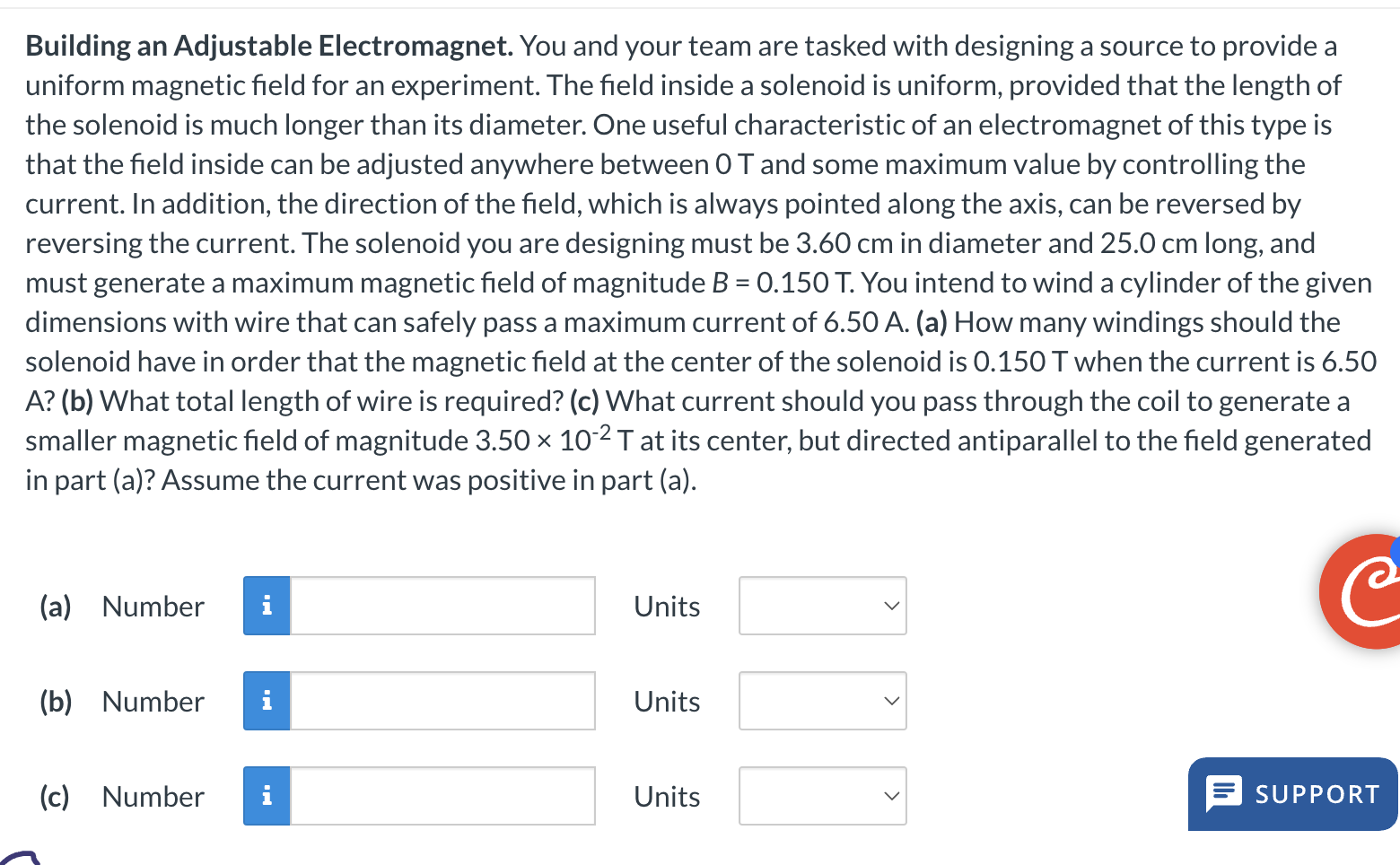 Solved Building an Adjustable Electromagnet. You and your | Chegg.com