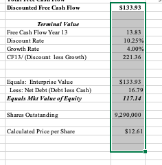 Attached is a photo of the spreadsheet showing a base | Chegg.com
