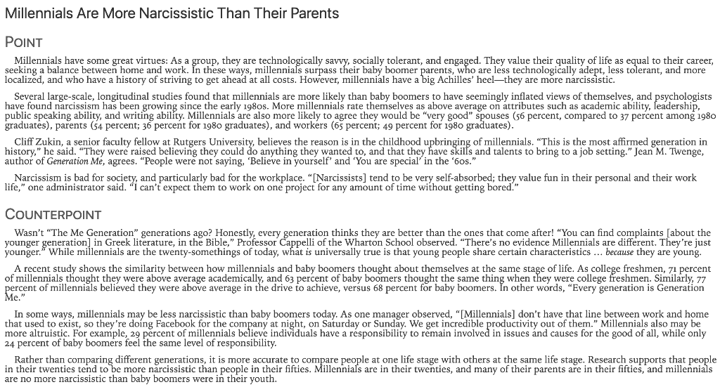 Take a position and then debate your position. | Chegg.com