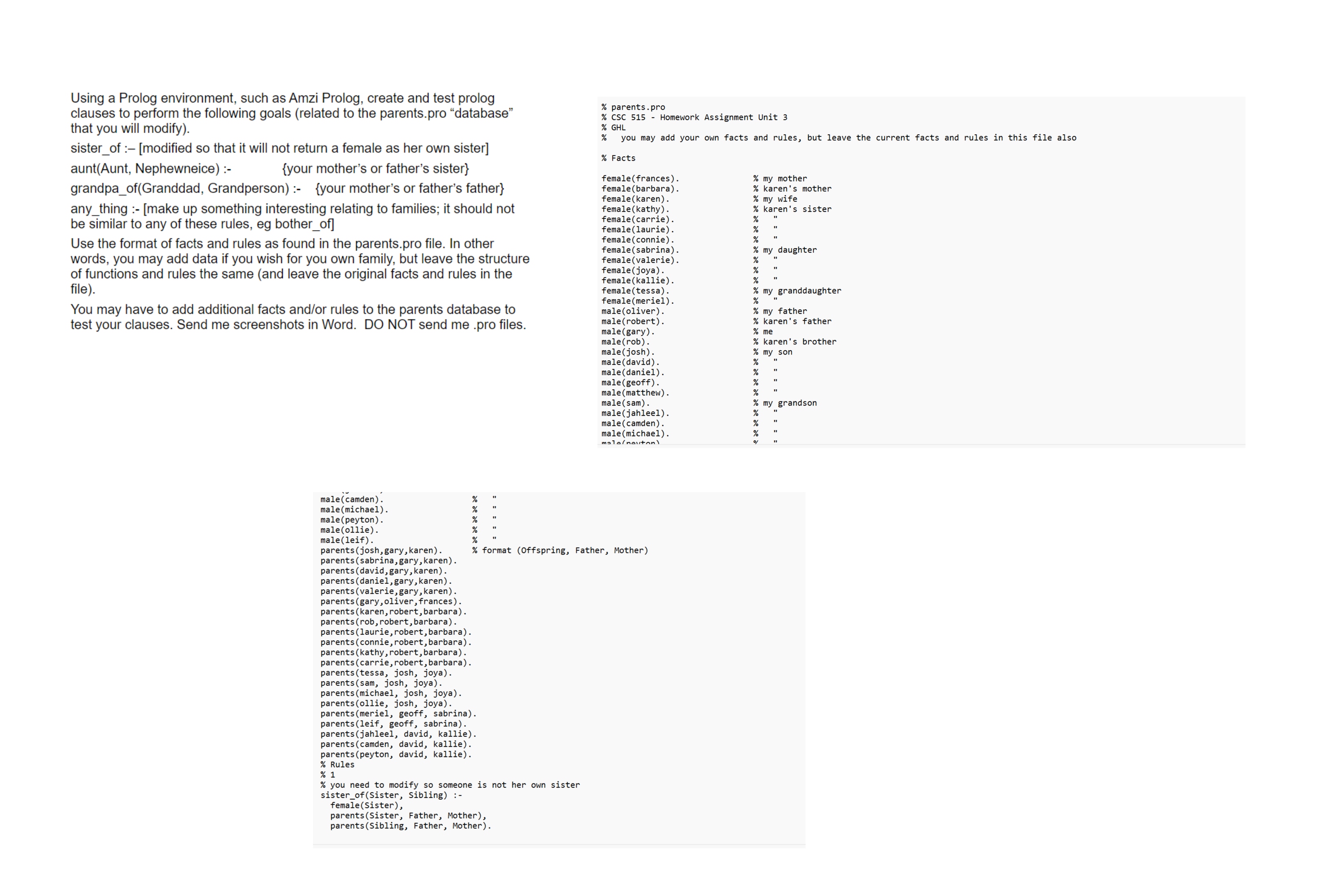 Solved see the attached sreenshots pleaseUsing a Prolog | Chegg.com