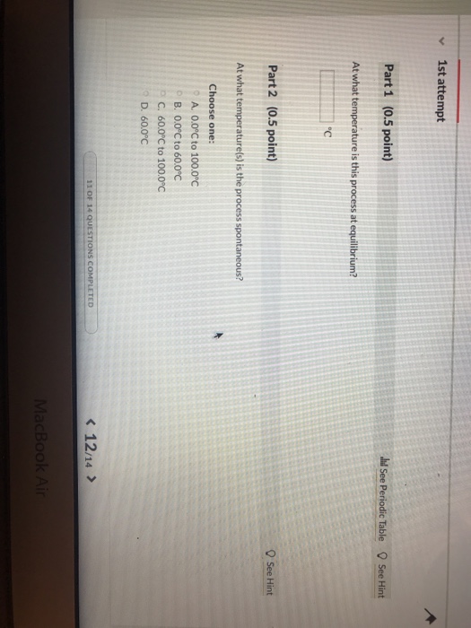 Solved 12 Question (1 point) The following figure shows the | Chegg.com