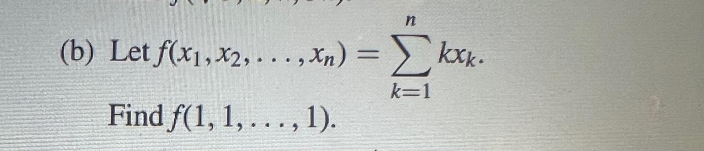 Solved The answer is n(n+1)/2 -- but im unsure how to get | Chegg.com