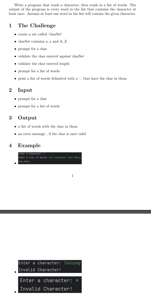 Solved Write a program that reads a character, then reads in | Chegg.com