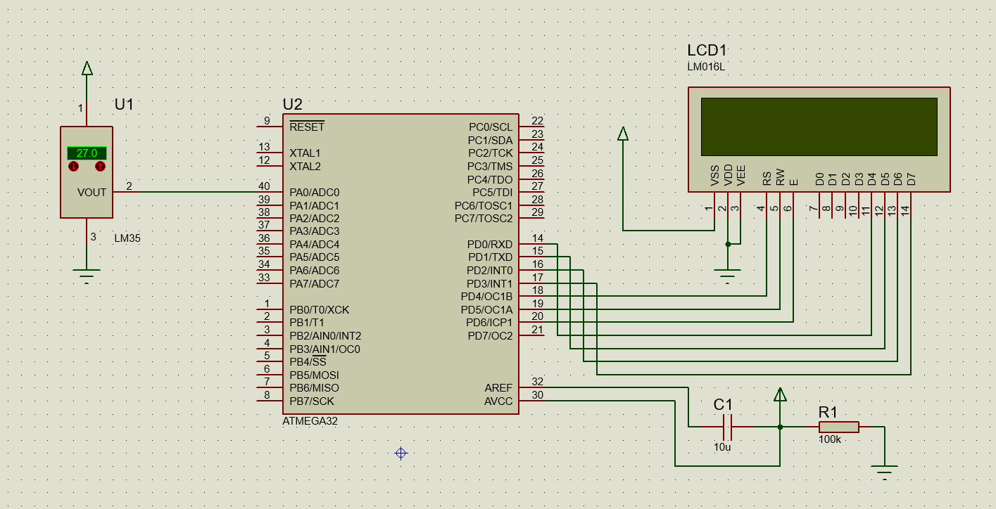 Solved Create a C language code to sense temperature using | Chegg.com