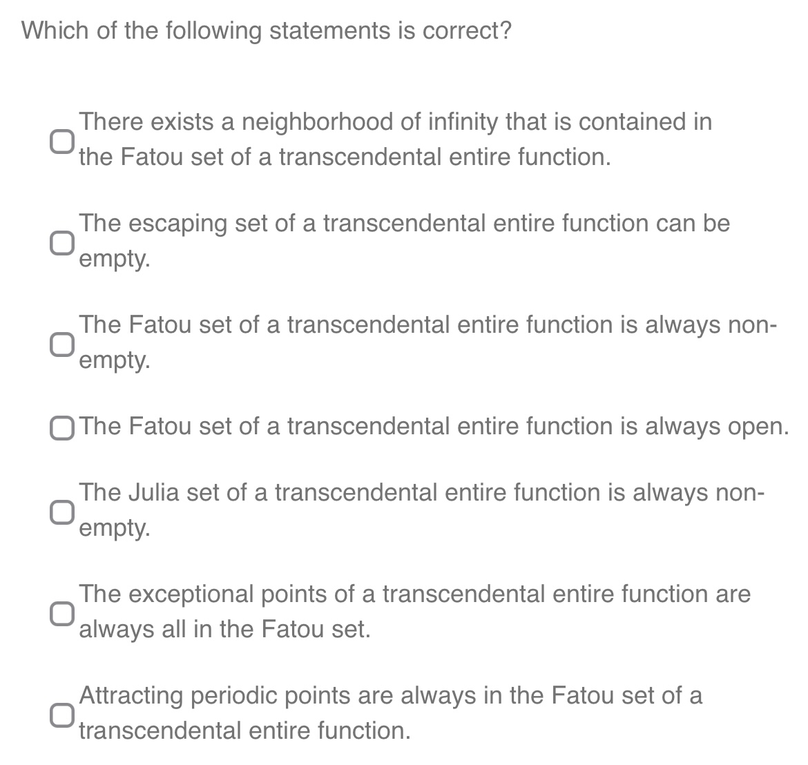 Solved Which of the following statements is correct? There | Chegg.com