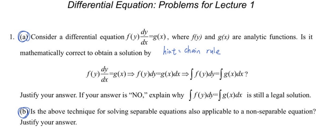 Solved This is a proof question about differential | Chegg.com