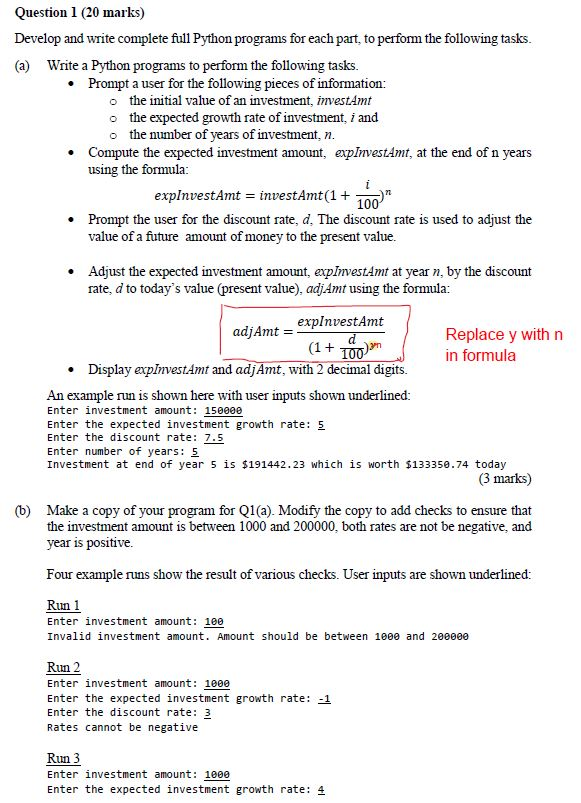 Solved Question 1 (20 marks) Develop and write complete full | Chegg.com