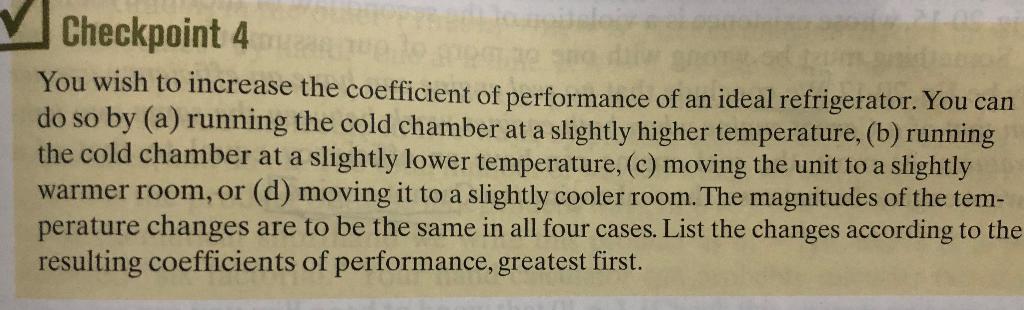 Solved agt V Checkpoint 2 An ideal gas has temperature Tat | Chegg.com