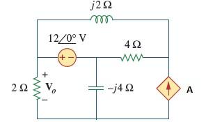 Solved Determine the output voltage Vo in the circuit given | Chegg.com