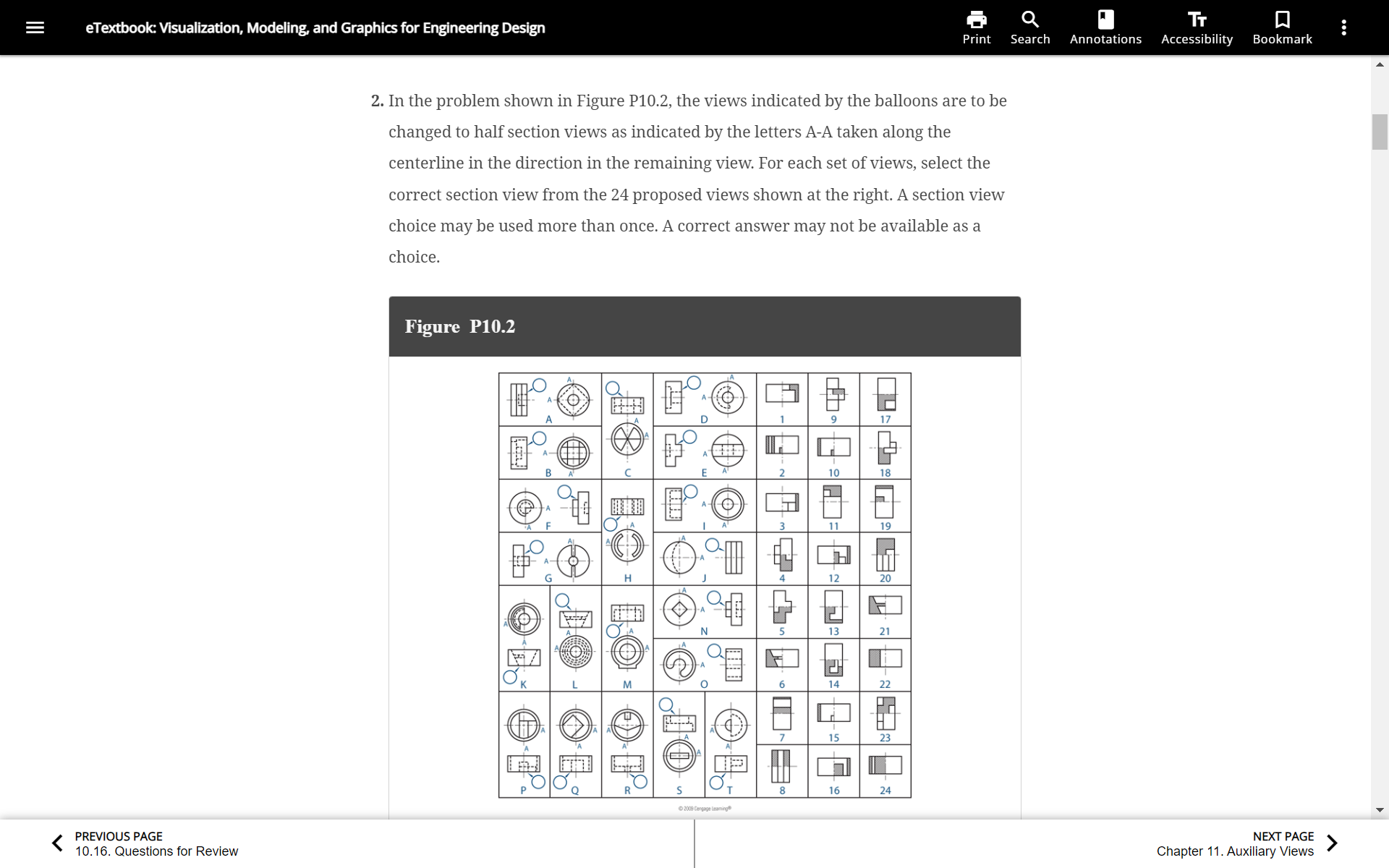 Solved 2. In the problem shown in Figure P10.2, the views | Chegg.com