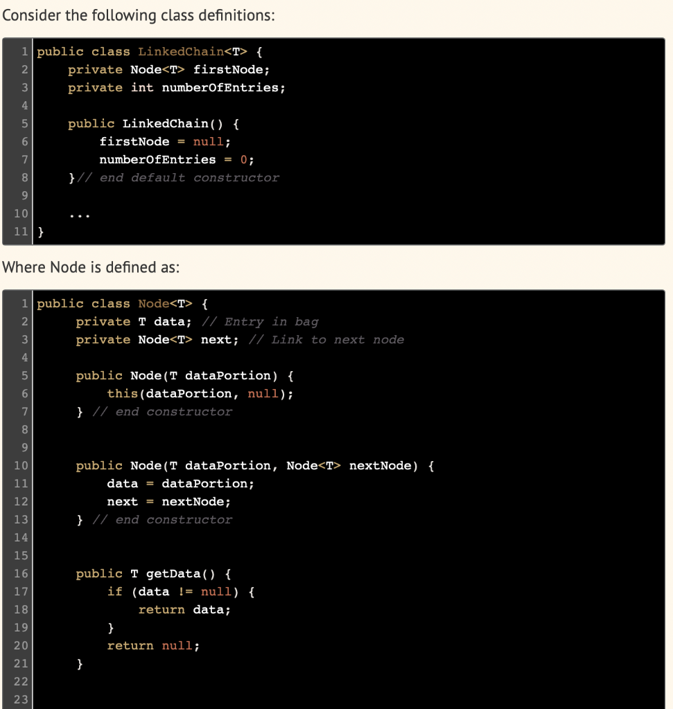 Solved Consider the following class definitions: 1 public | Chegg.com