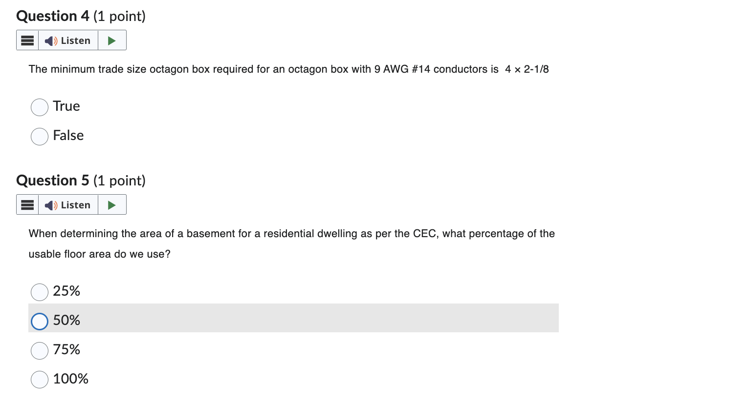Solved The minimum trade size octagon box required for an | Chegg.com