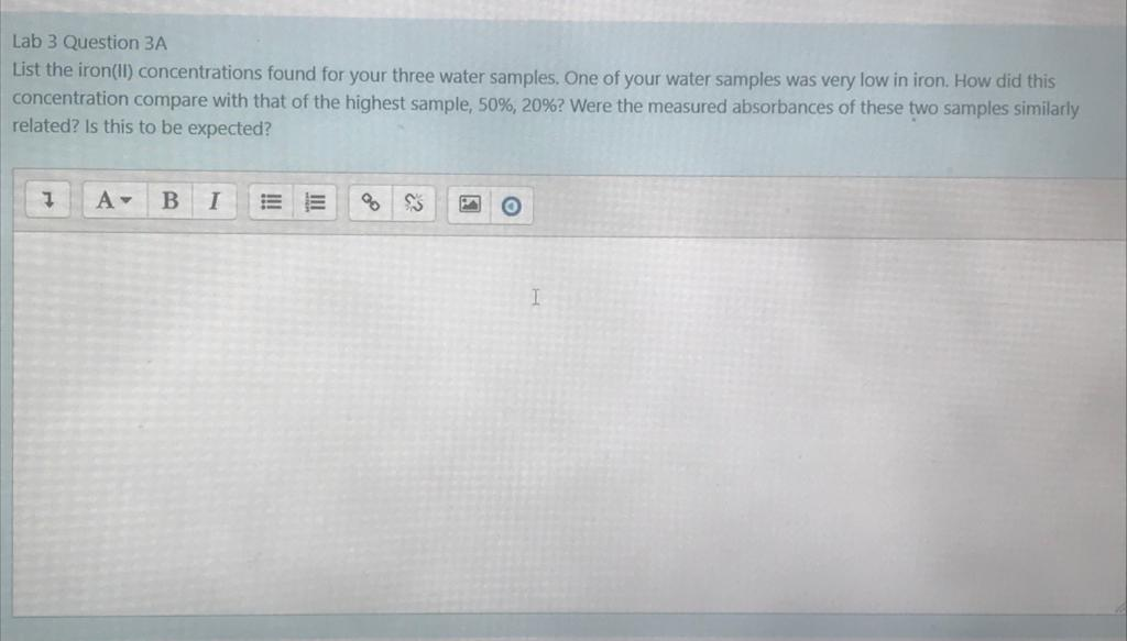 Solved 3 Results: Plot absorbance vs concentration for the | Chegg.com