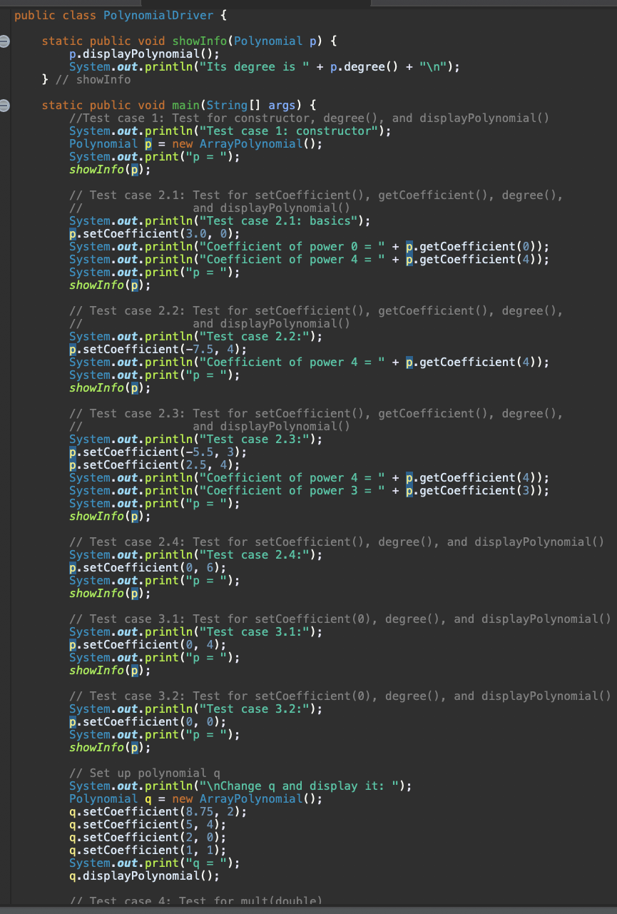 Solved Please java code for implementatin and some | Chegg.com