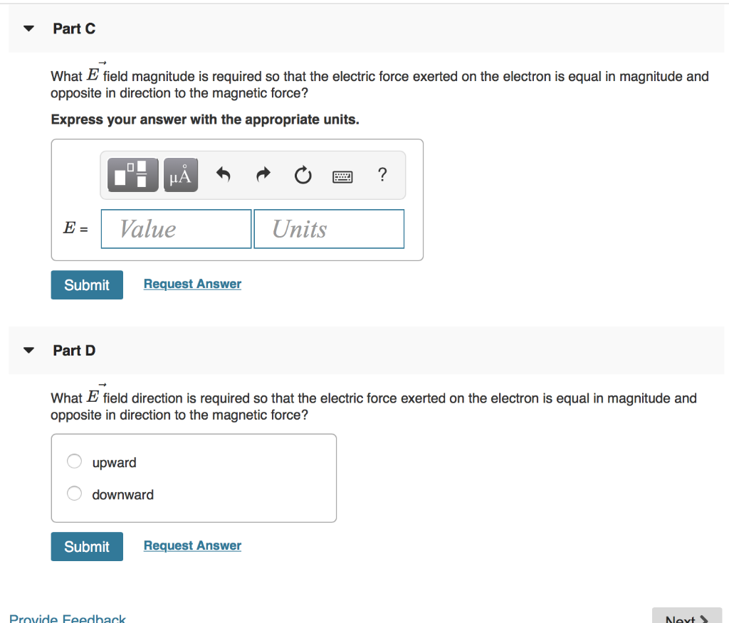 Solved ReviewI Constants Periodic Table Part A An electron | Chegg.com