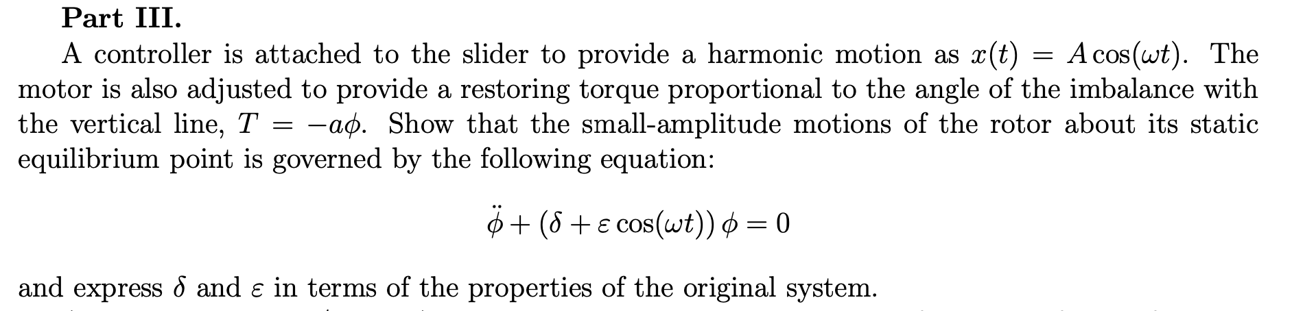 Solved A controller is attached to the slider to provide a | Chegg.com