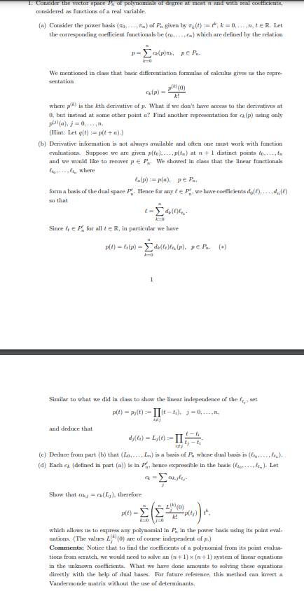 Solved considered as functions of a real variable. (a) | Chegg.com