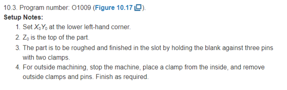 Solved 10.3. Program number: O1009 (Figure 10.17 ). Setup | Chegg.com