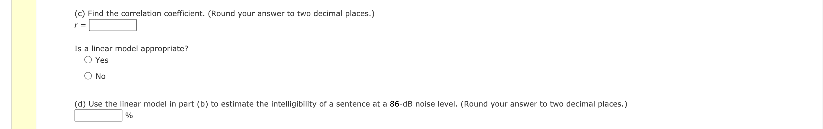 Solved Audiologists study the intelligibility of spoken | Chegg.com