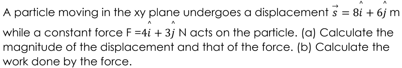 Solved A A particle moving in the xy plane undergoes a | Chegg.com