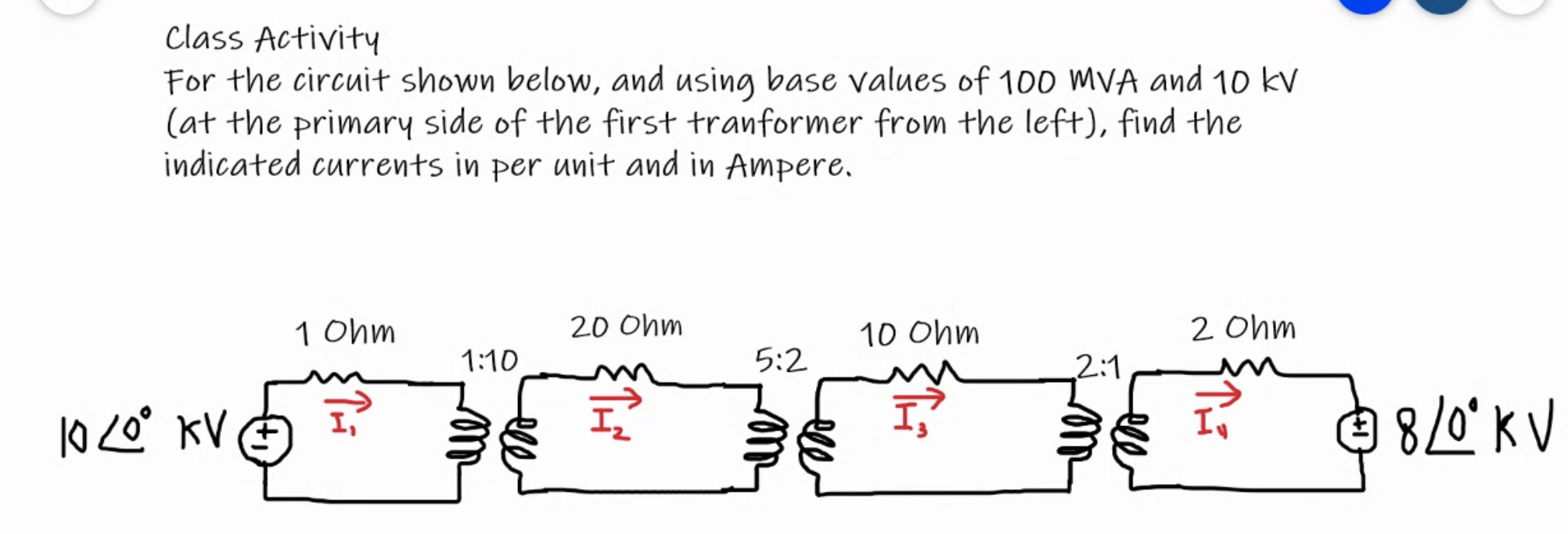 Solved Class Activity For the circuit shown below, and using | Chegg.com