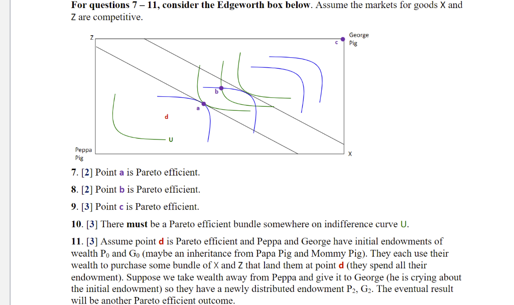 Solved For questions 7−11, consider the Edgeworth box below. | Chegg.com