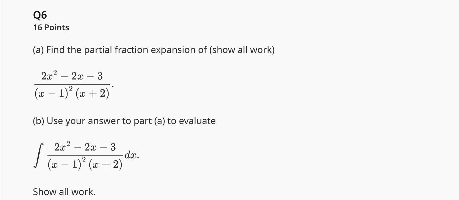 Solved Q616 ﻿Points(a) ﻿Find the partial fraction expansion | Chegg.com