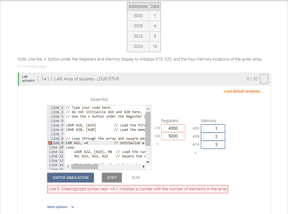 Given an array of four integers, write a program that | Chegg.com