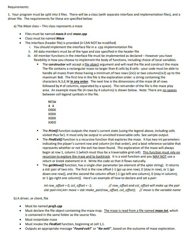 Solved Objectives: 1) Use recursion; 2) Understand and apply | Chegg.com