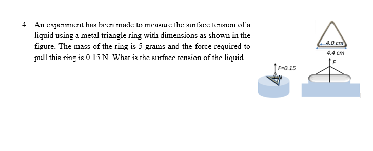 Solved 4. ﻿An experiment has been made to measure the | Chegg.com
