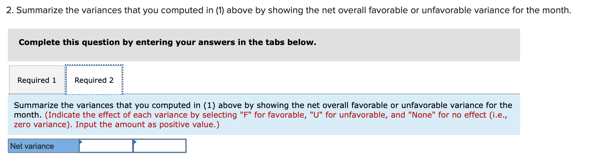 Solved Problem 9-18 (Algo) Comprehensive Variance Analysis | Chegg.com