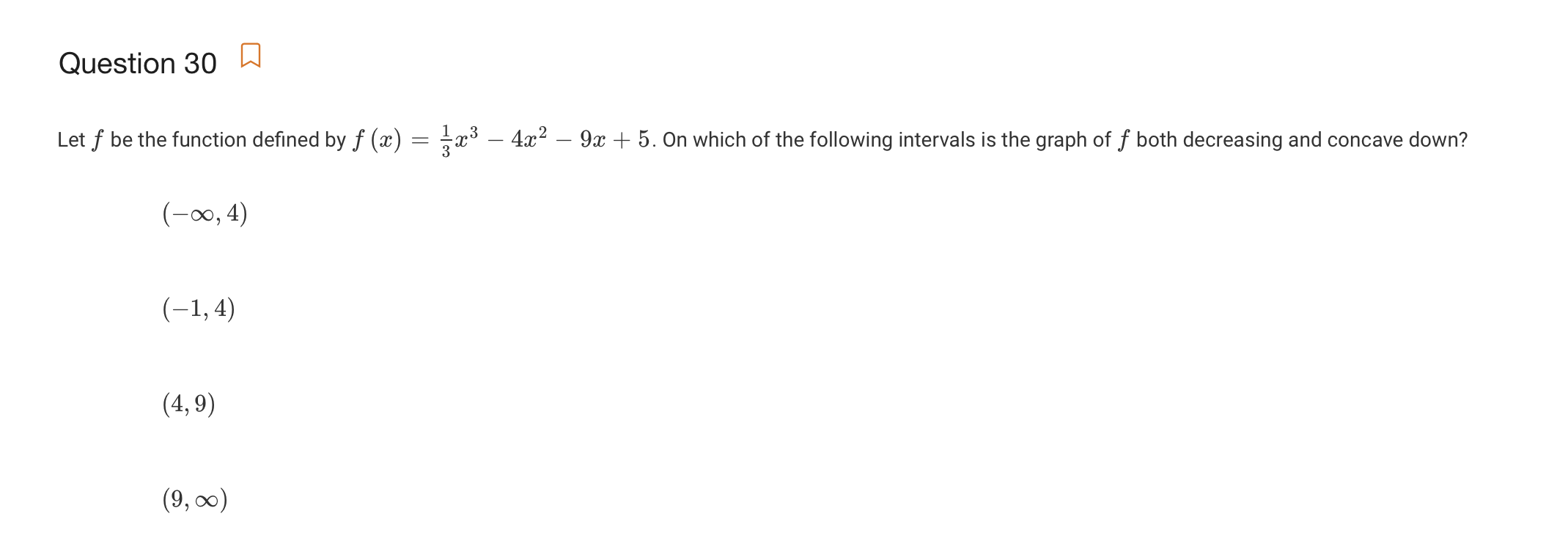 Solved Question 30 a Let f be the function defined by f (x) | Chegg.com