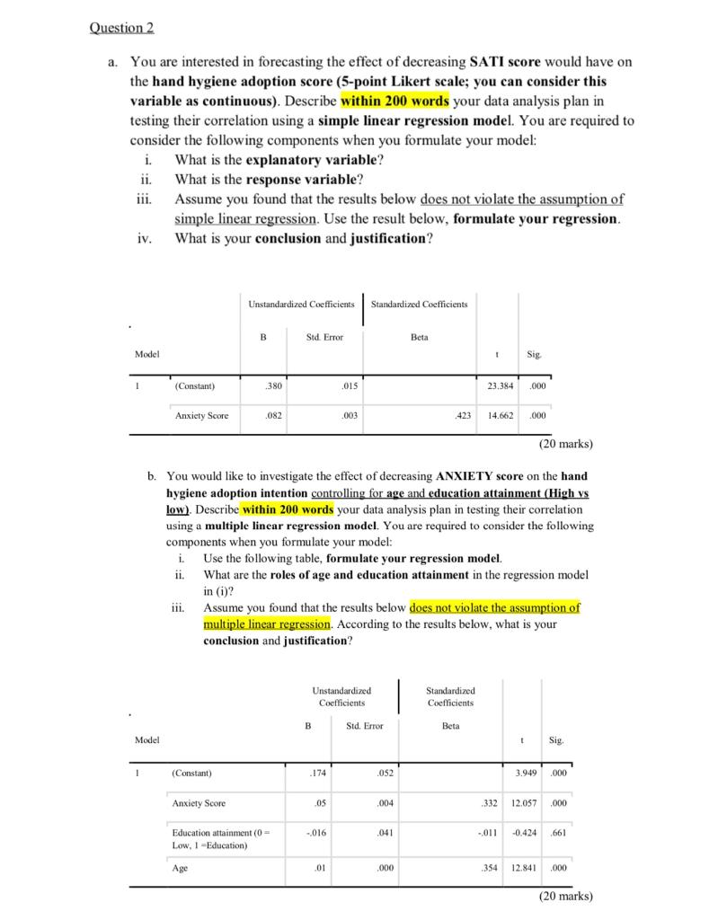 Solved Question 2 A You Are Interested In Forecasting The