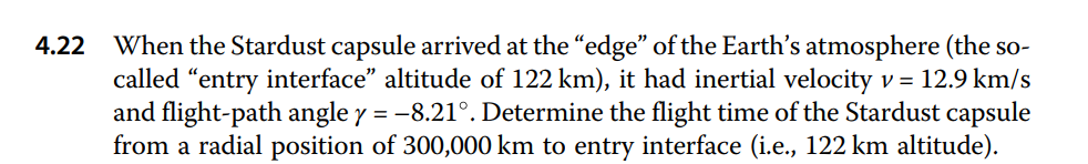 Solved 22 When the Stardust capsule arrived at the "edge" of | Chegg.com