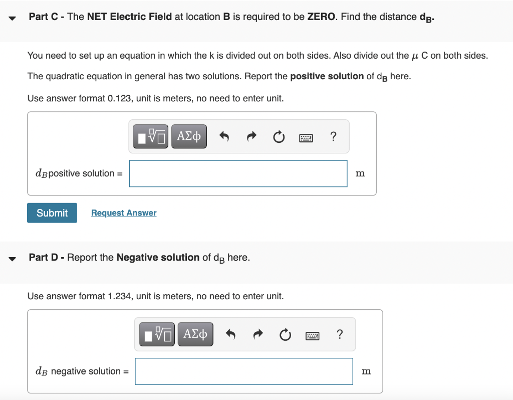 Solved You will find the location of ZERO Net Electric FIELD | Chegg.com