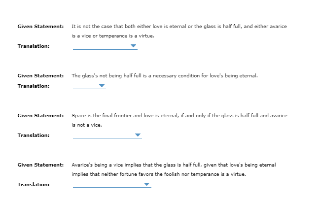Use this key to translate the following given | Chegg.com