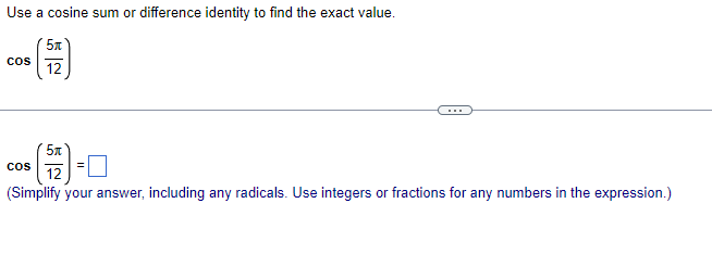 Solved Use identities to write the following expression as a | Chegg.com