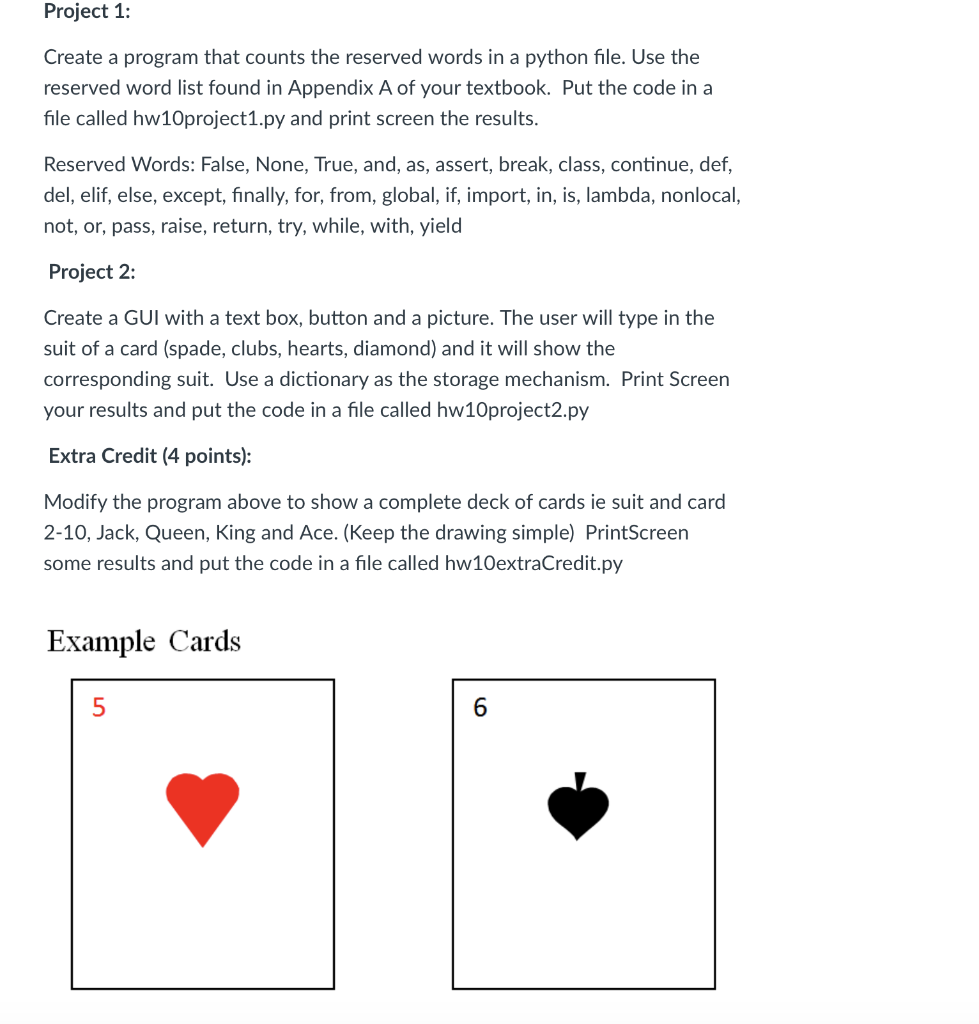Solved Project 1: Create a program that counts the reserved | Chegg.com