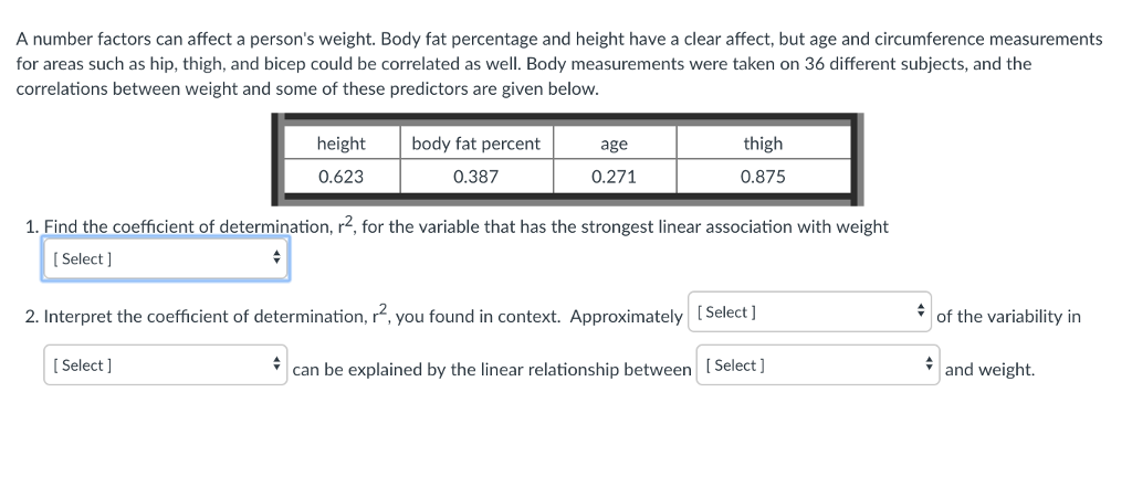 Linear Body Measurement - Body Measurement Info