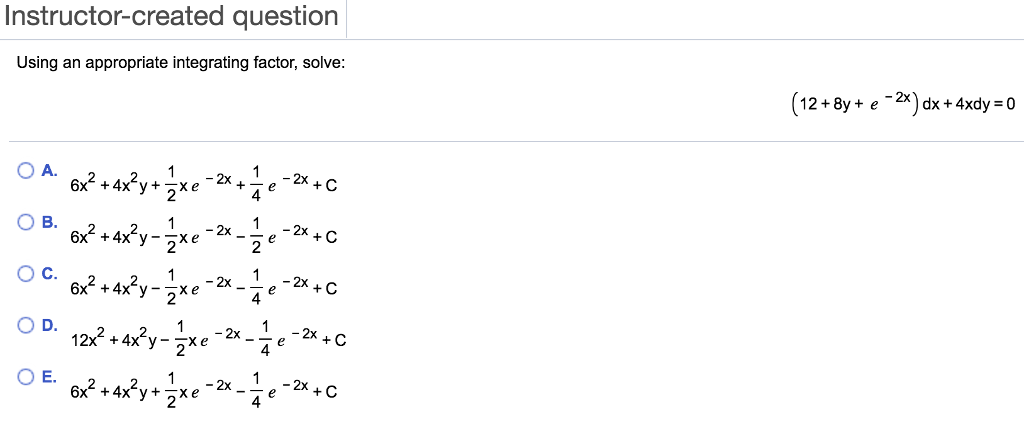 Solved Instructor-created question Using an appropriate | Chegg.com